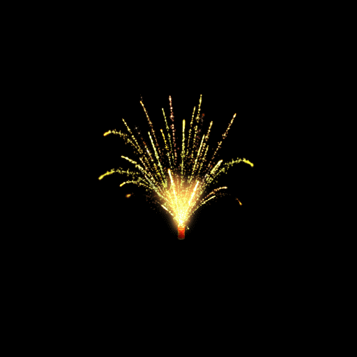 Gif Transparente De Fuegos Artificiales