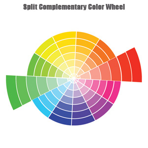 Split Complementary Color Scheme Paintings