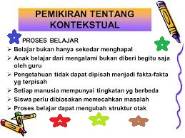 KOMPONEN UTAMA DAN KUNCI DASAR PEMBELAJARAN KONTEKSTUAL DIKELAS | Budi ...