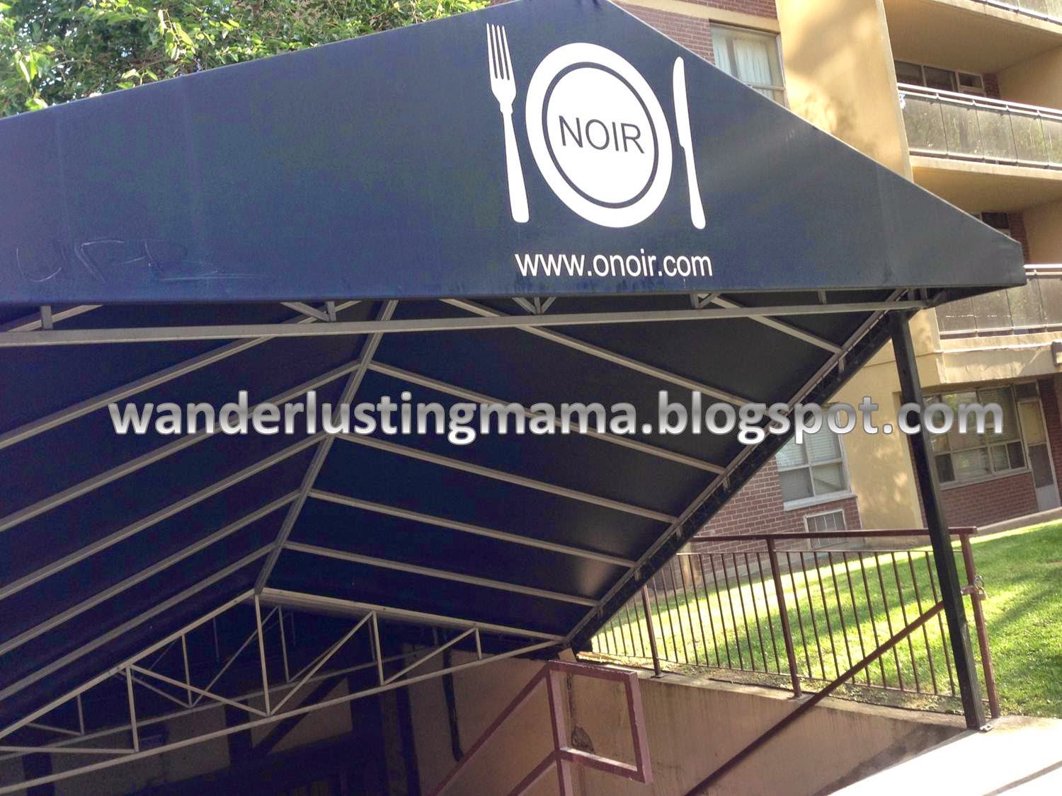 Wanderlusting Mama: Better in the dark: dinner at O’Noir