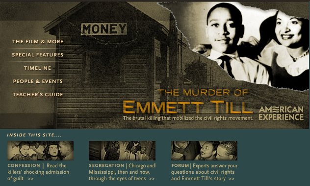 The Learning Professor: Website Spotlight: Emmett Till