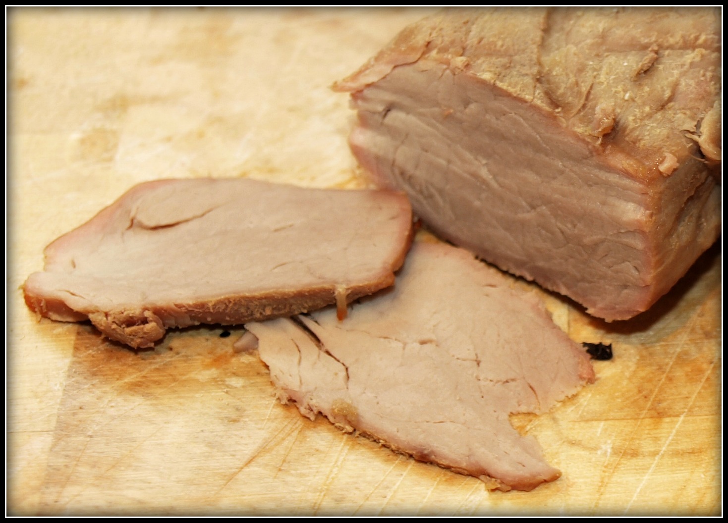 Mark's Veg Plot: Smoked fillet of pork
