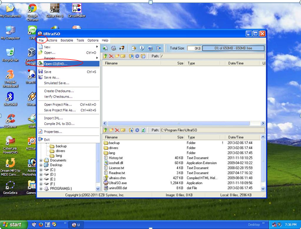 CARA MEMBUAT FILE ISO DENGAN ULTRAISO ~ Teknik komputer dan jaringan
