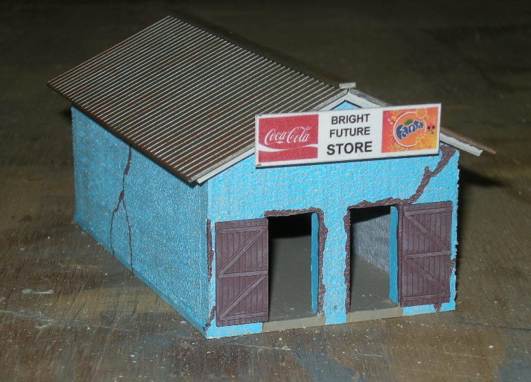 Irishserb's Miniatures Adventure: 15mm Modern African Buildings Completed