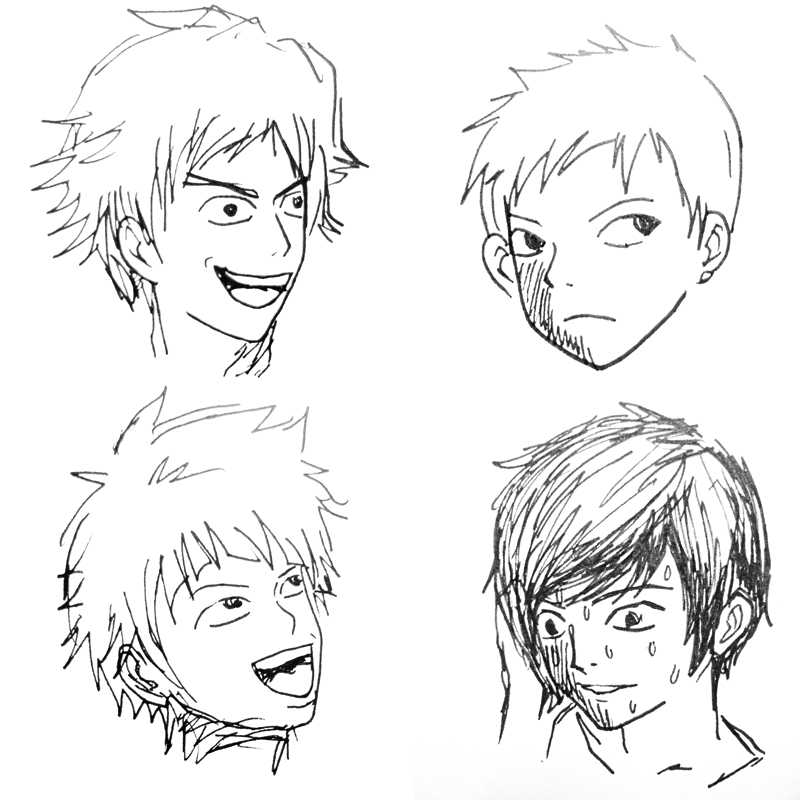 Cartoon party: Drawing face