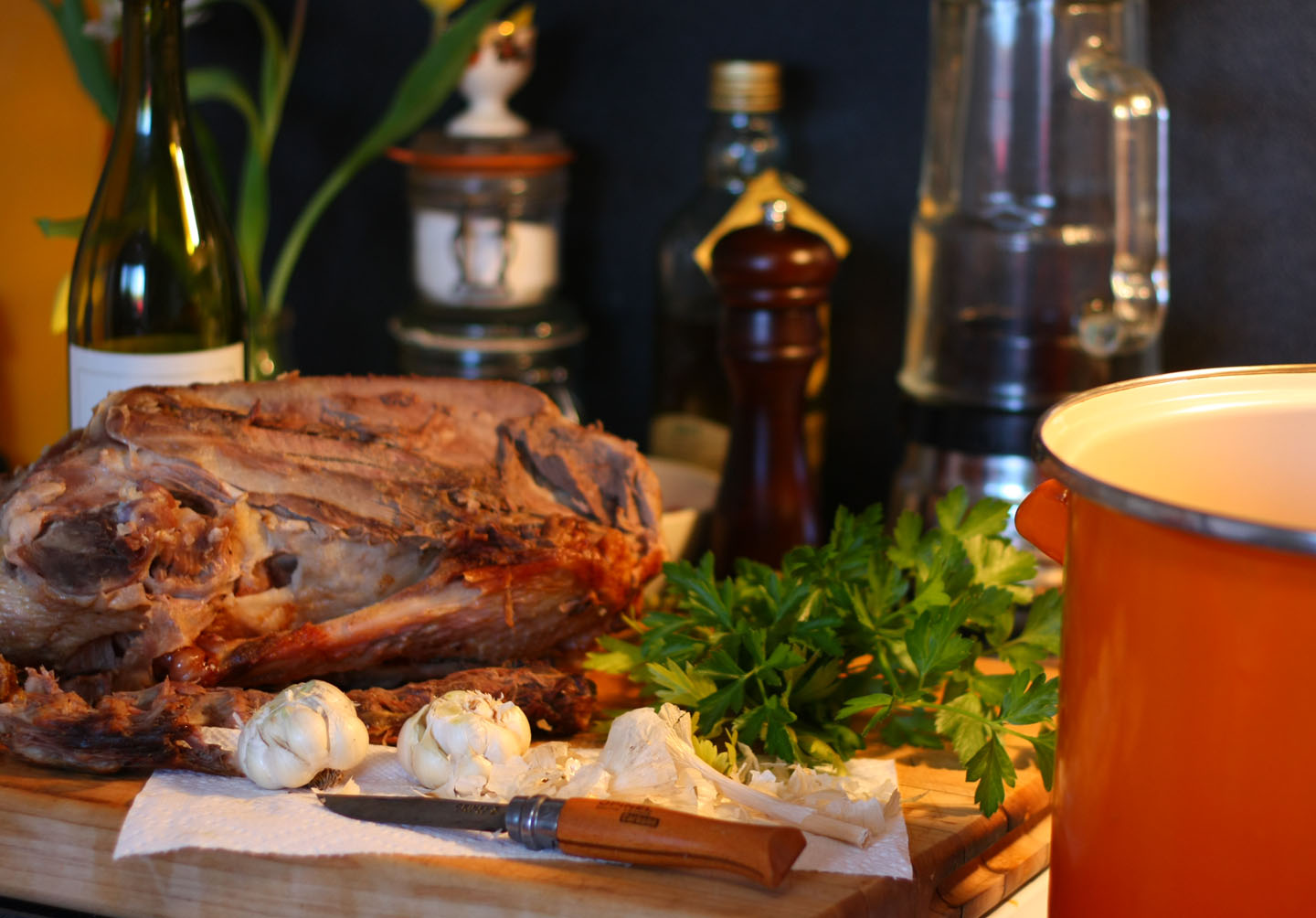 66 Square Feet (The Food): Goose with udon noodles and shiitakes