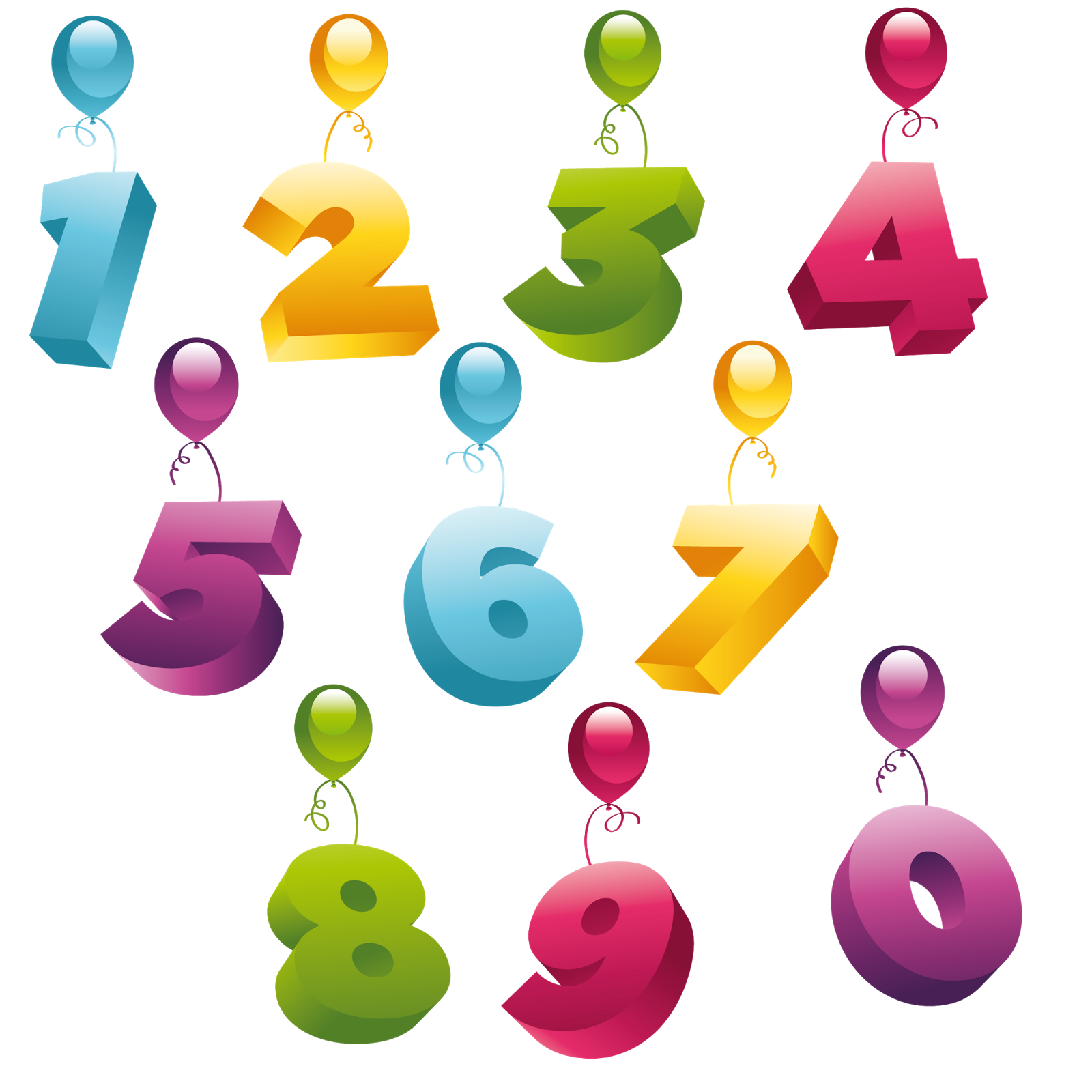 Photorenders: numéraux - png