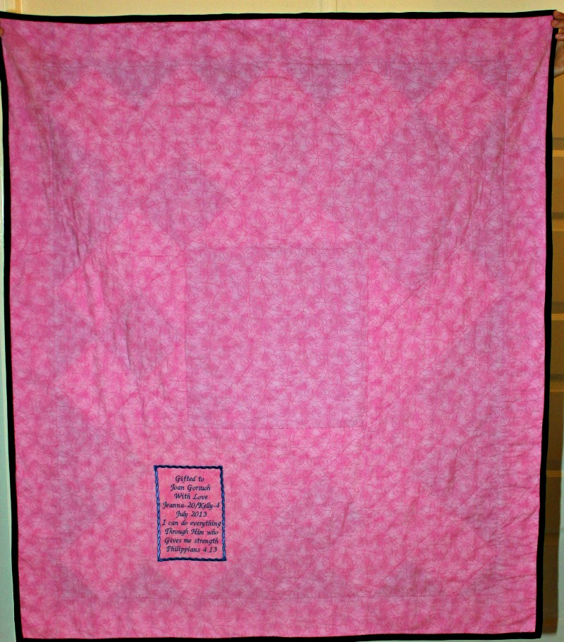 Slammin' the Screen Door: Cancer Quilt, Stockings and Lunch with Mama