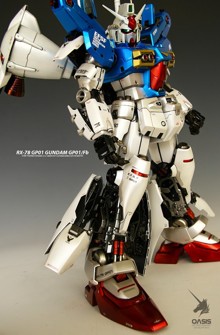 PG 1/60 RX-78GP01 Gundam GP01 FB - Painted Build