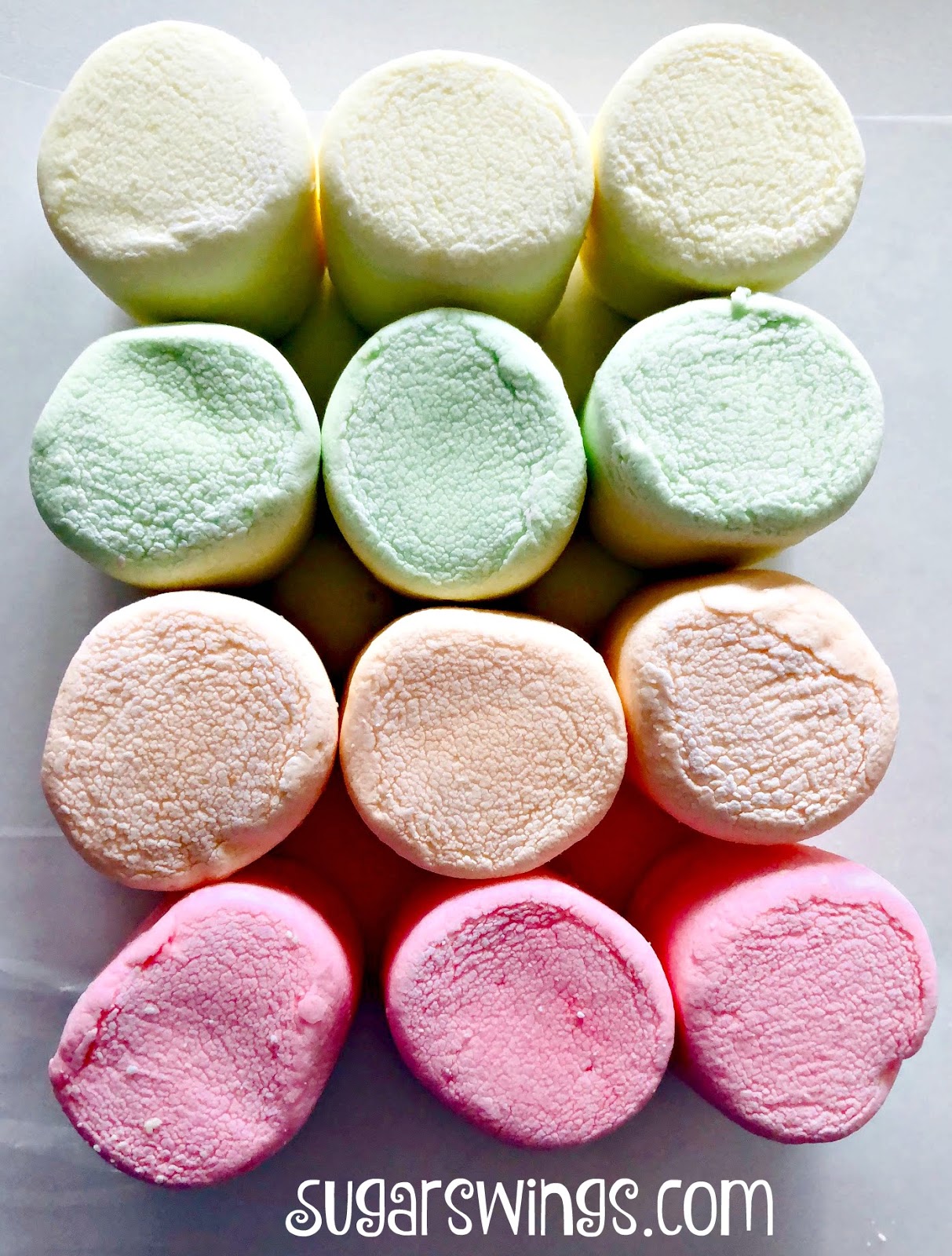 Sugar Swings! Serve Some: Candy Dipped Marshmallow Bunnies for Easter