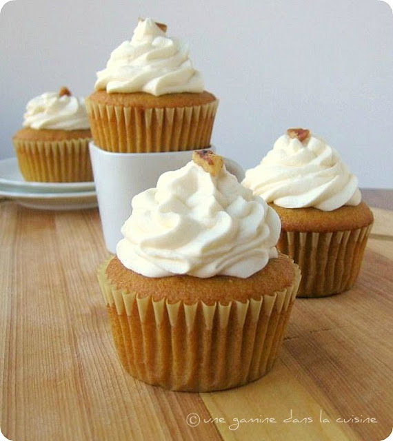 une gamine dans la cuisine: Butternut Squash Cupcakes with White ...