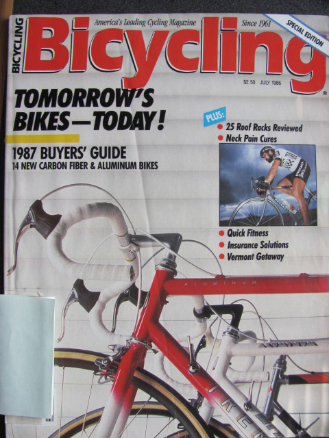 Kissena Track Racing: 1980s Bicycling magazine