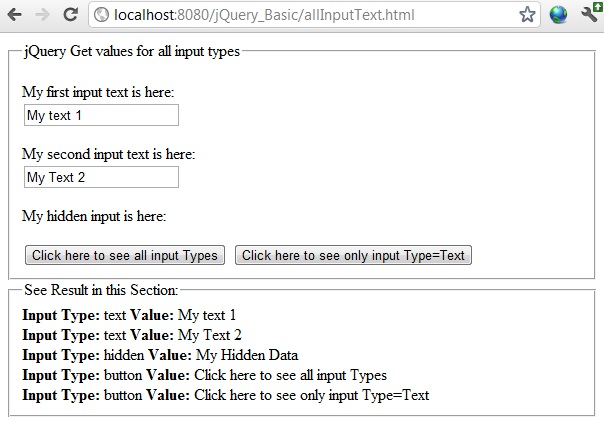 Programmers Sample Guide Help Is On The Way Jquery Get Input Text