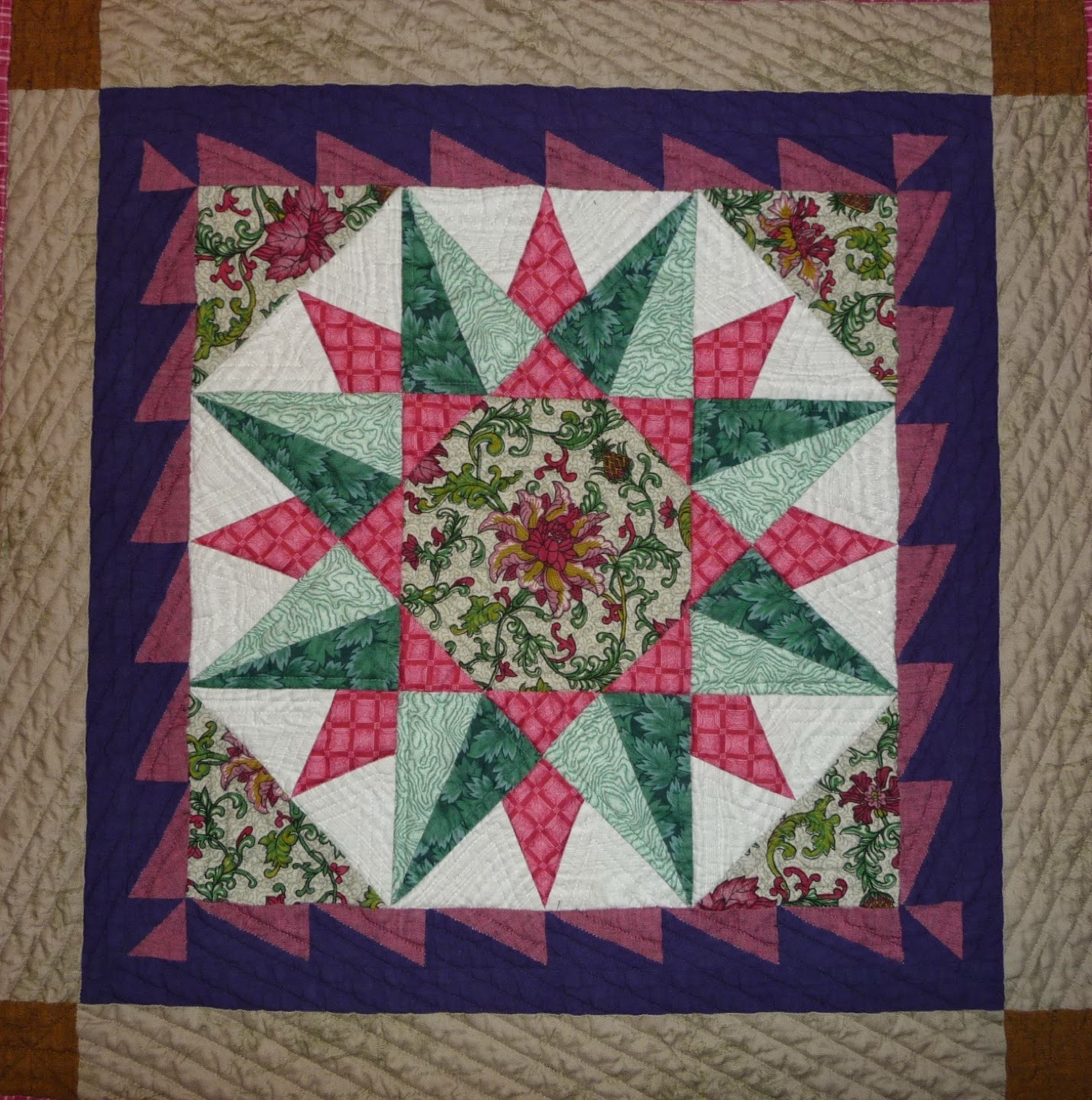 Quilting on the Crescent: TBT: Early Round Robin Quilt