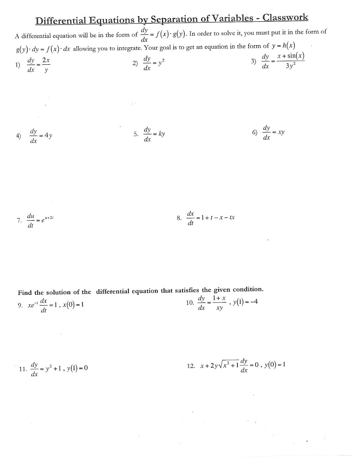 Mr. Suominen's Math Homepage: Honors Calculus 5/7/13