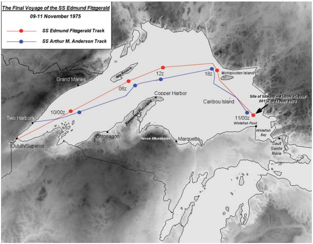 First Alert Weather : Edmund Fitzgerald ~ Lost 40 Years Ago
