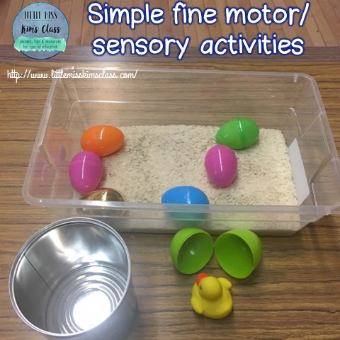 Little Miss Kim's Class: Simple Fine Motor/ Sensory Activities