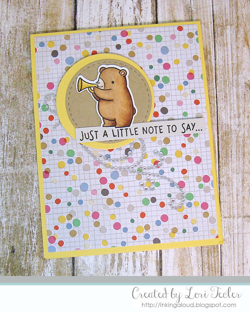 Inking Aloud: Just a Little Note to Say...