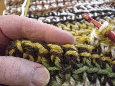 A Home Grown Journal: Crocheted Rug with Heavy Rug Yarn Tutorial