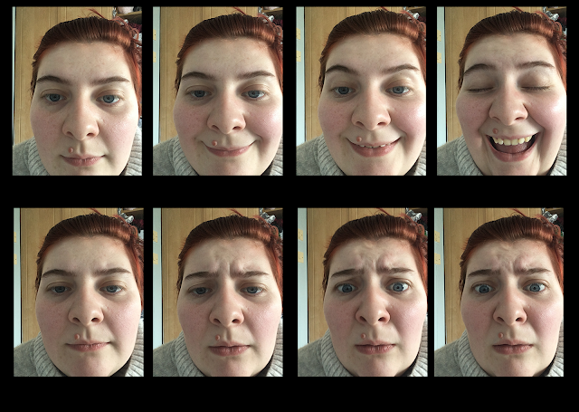 Major - Facial Rigging Part 1, eyebrow expressions reference | Laura boots