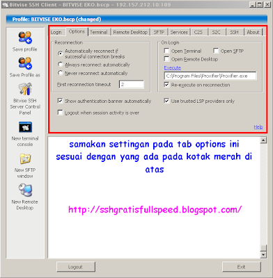 Cara menggunakan bitvise ssh client - afJuli