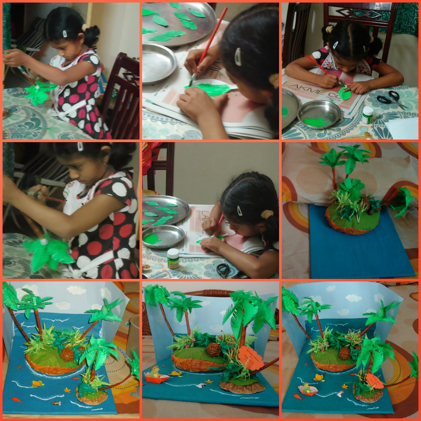 My Little world of Crafts: Island - School project