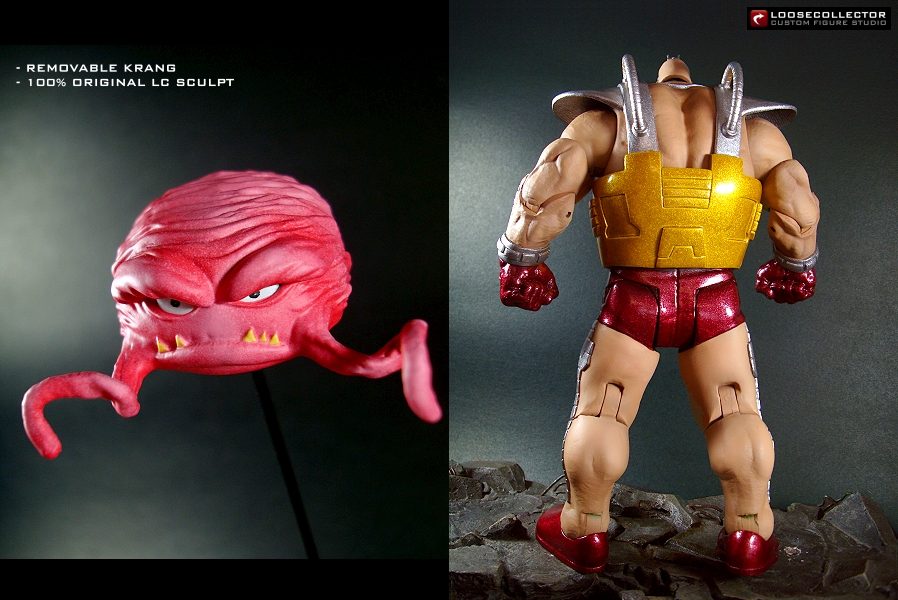 Loosecollector Custom Figures Archive: Krang (pink brain)