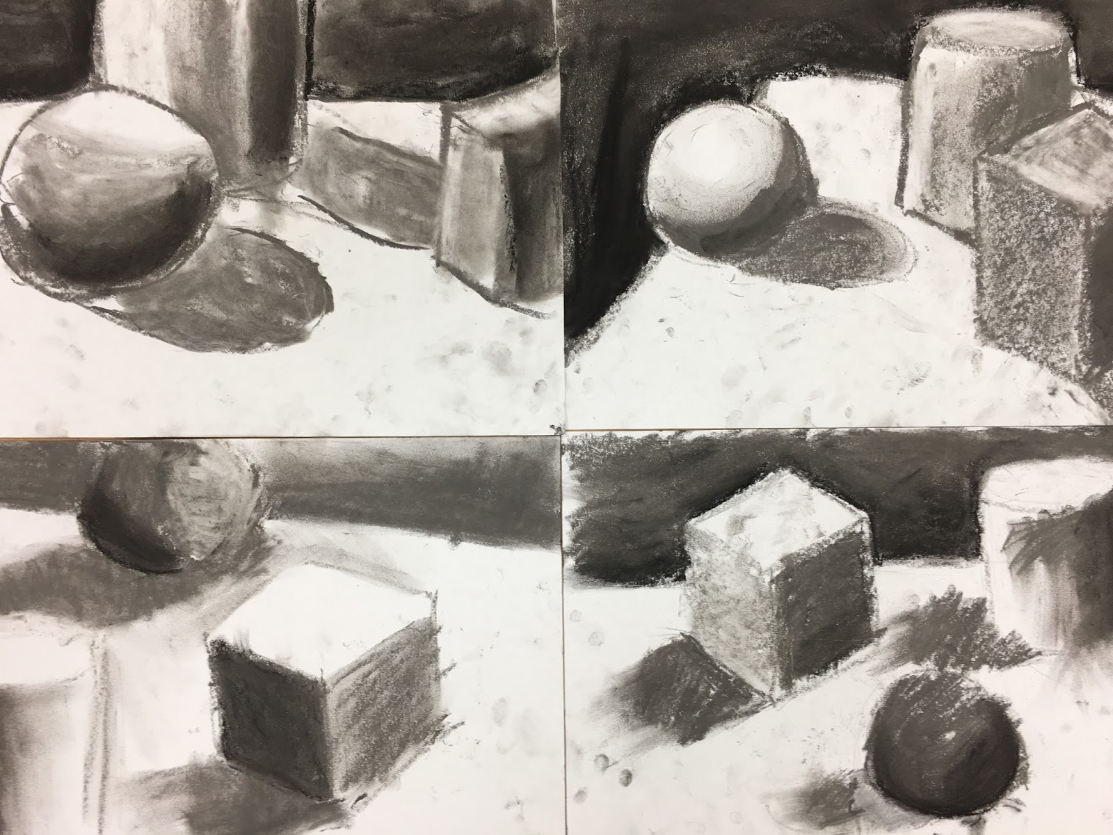 Kristen Applebee: Value Drawing of Geometric Forms