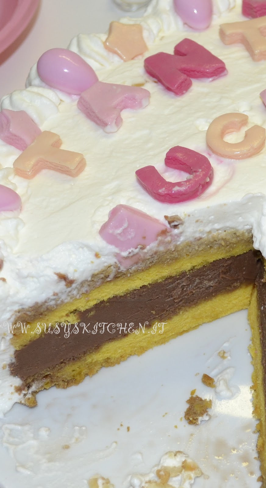 Susy's kitchen: Linky Party di Creamamma”: Torta compleanno mascarpone ...