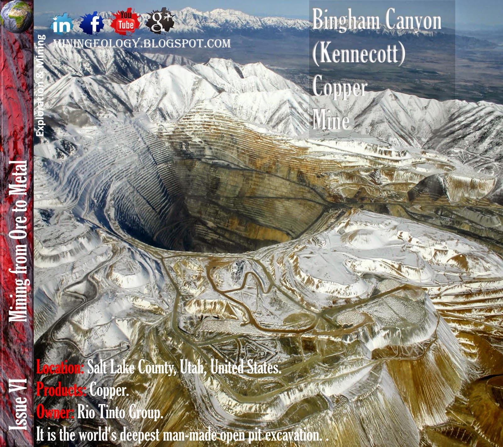 Bingham Canyon Mine Map