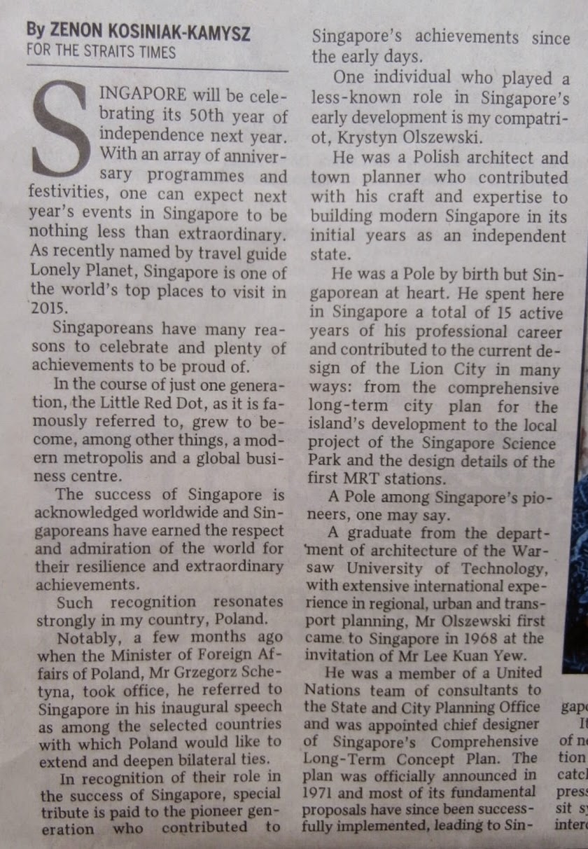 onthesannyside: Krystyn Olszewski who? Say 'thank you' to him ...