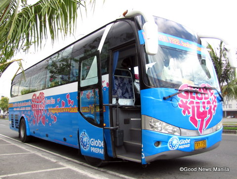 Good News Manila: Free Bus Ride with Globe Love Bus for the Youth on ...