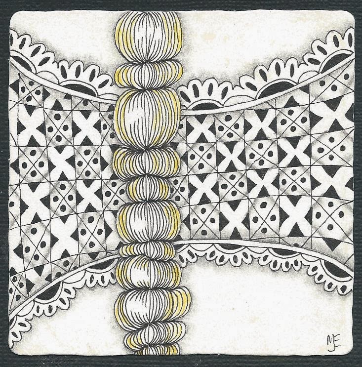 Tickled To Tangle: "It's a String Thing" #32 Tiles