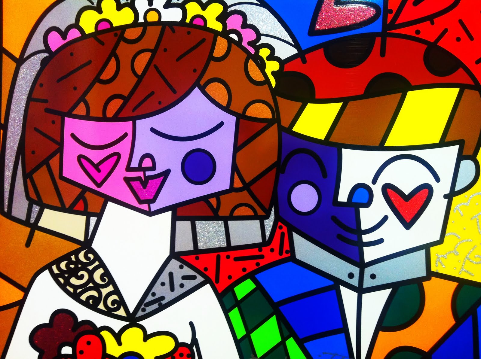 Художник Romero Britto. Часть 1. Сердца людей. Обсуждение на ...