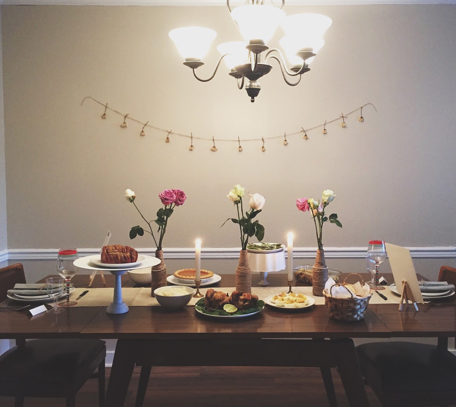 A Dinner Party for Two - Thanksgiving Edition | Andie Ibanez