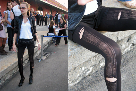 blog da PAULA FRANÇA: Meia calça rasgada: ousadia pura!