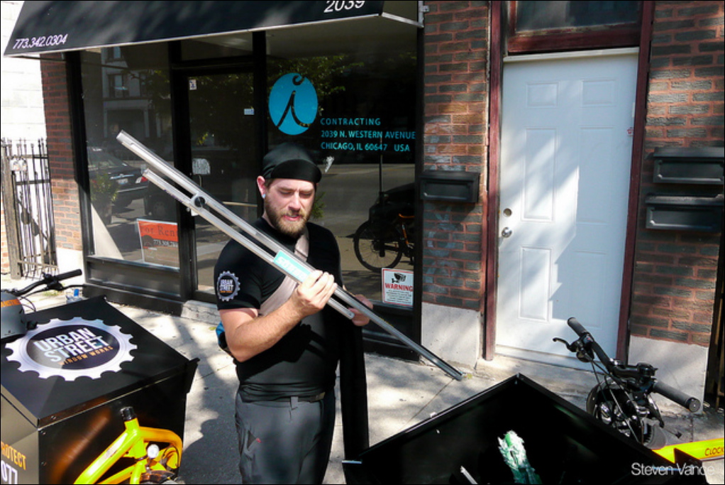 Robinson-Solutions Professional Window Cleaning: Cargo Bike Window Cleaners