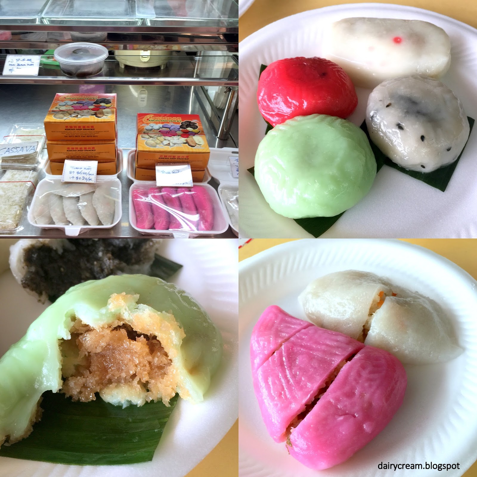 Singapore Japan Food Blog : Dairy and Cream: Kuehs and Snacks 老婶阿嬷潮州粿 ...