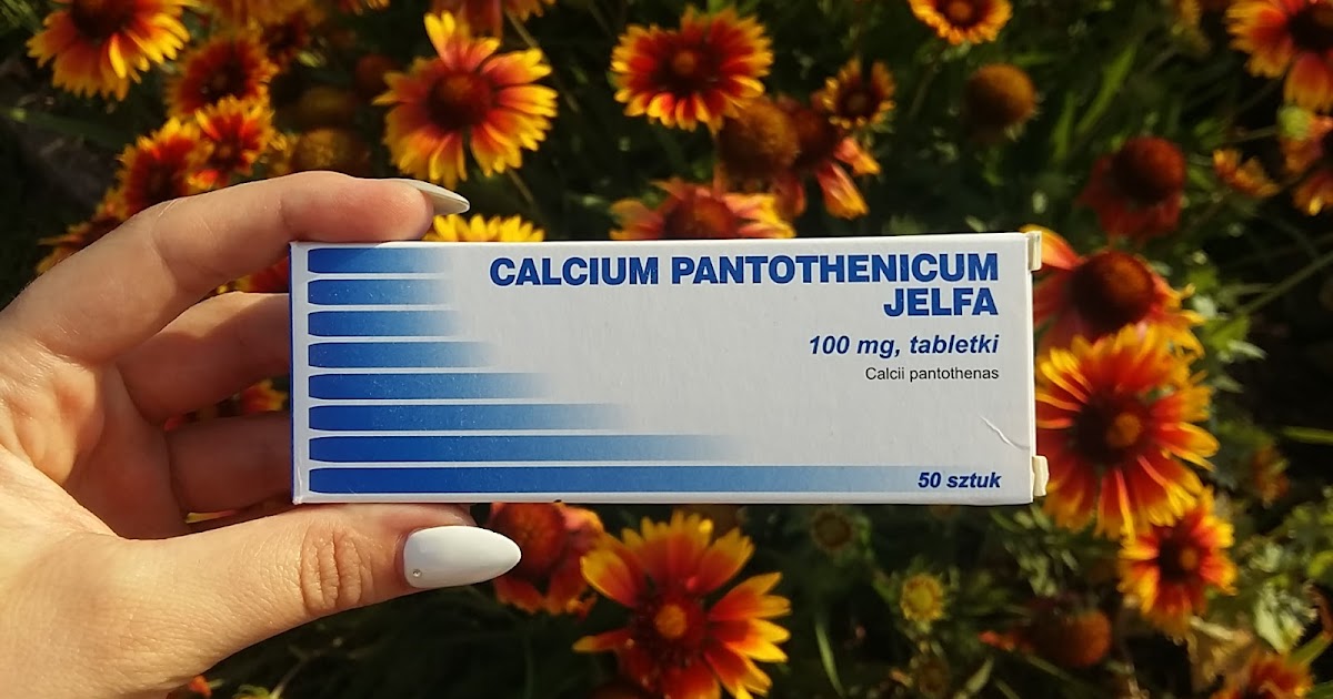 Pielęgnacja włosów cienkich i nie tylko: Calcium Pantothenicum Jelfa ...