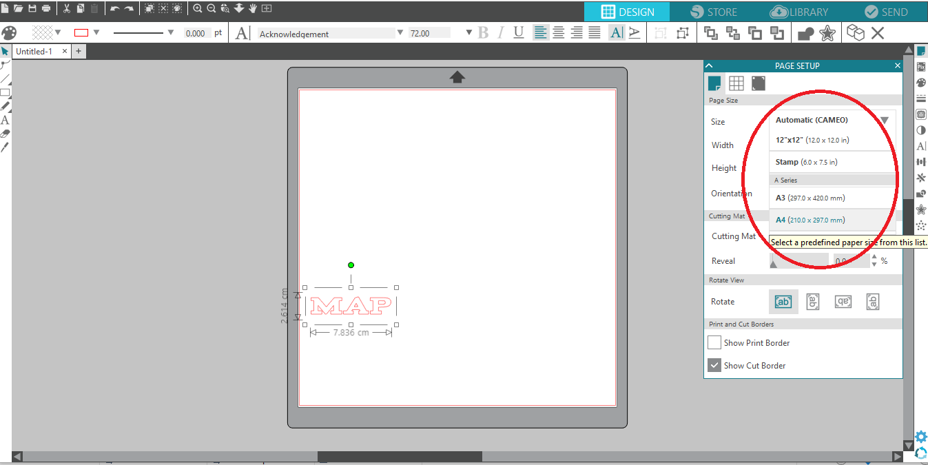 Silhouette UK: Filling text with design store patterns