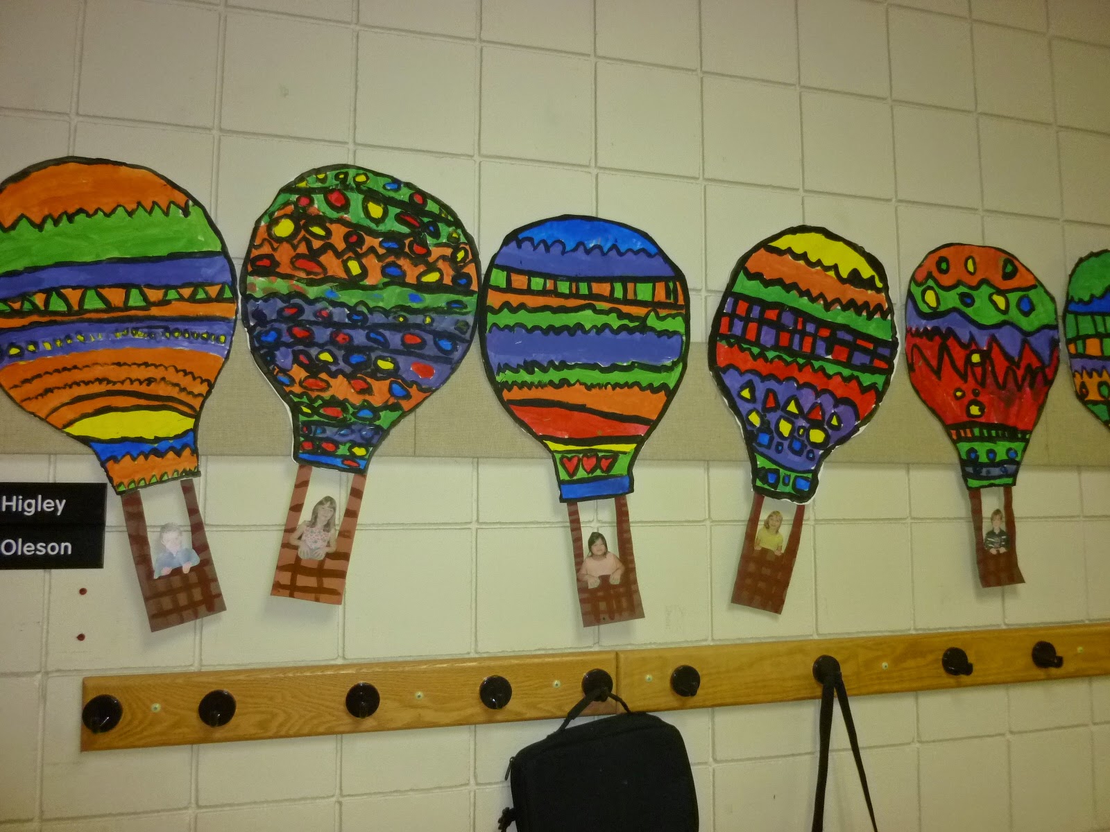 Mrs. Werner's Art Room: 1st Grade Hot Air Balloons