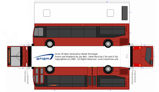 SP. Papel Modelismo: PaperBus Orion VII