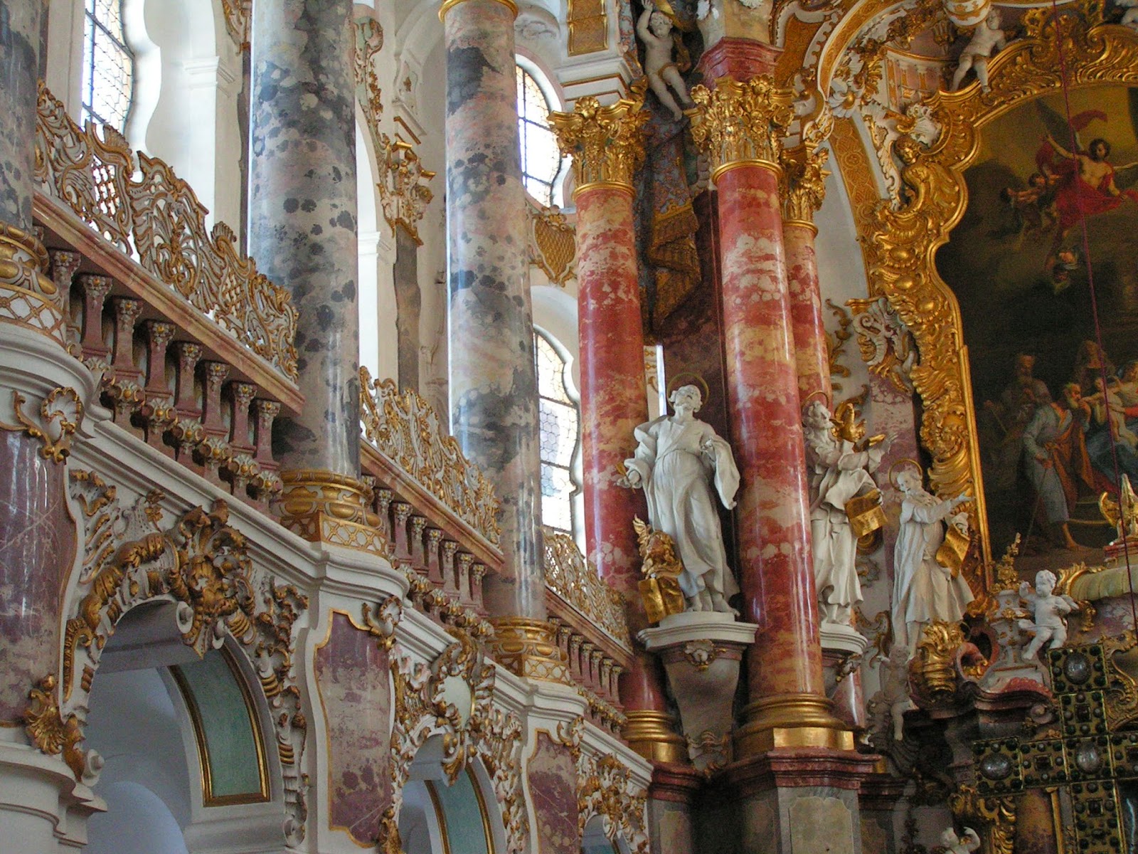 BAROQUE et ROCOCO.: L'église WIES en BAVIERE : un bijou rococo en ...