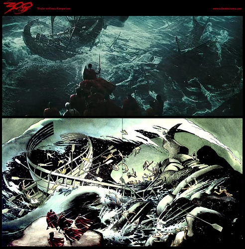 El Puente Lejano: "300" - El cómic y la película.