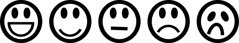 20 Black and White Smileys | Smiley Symbol