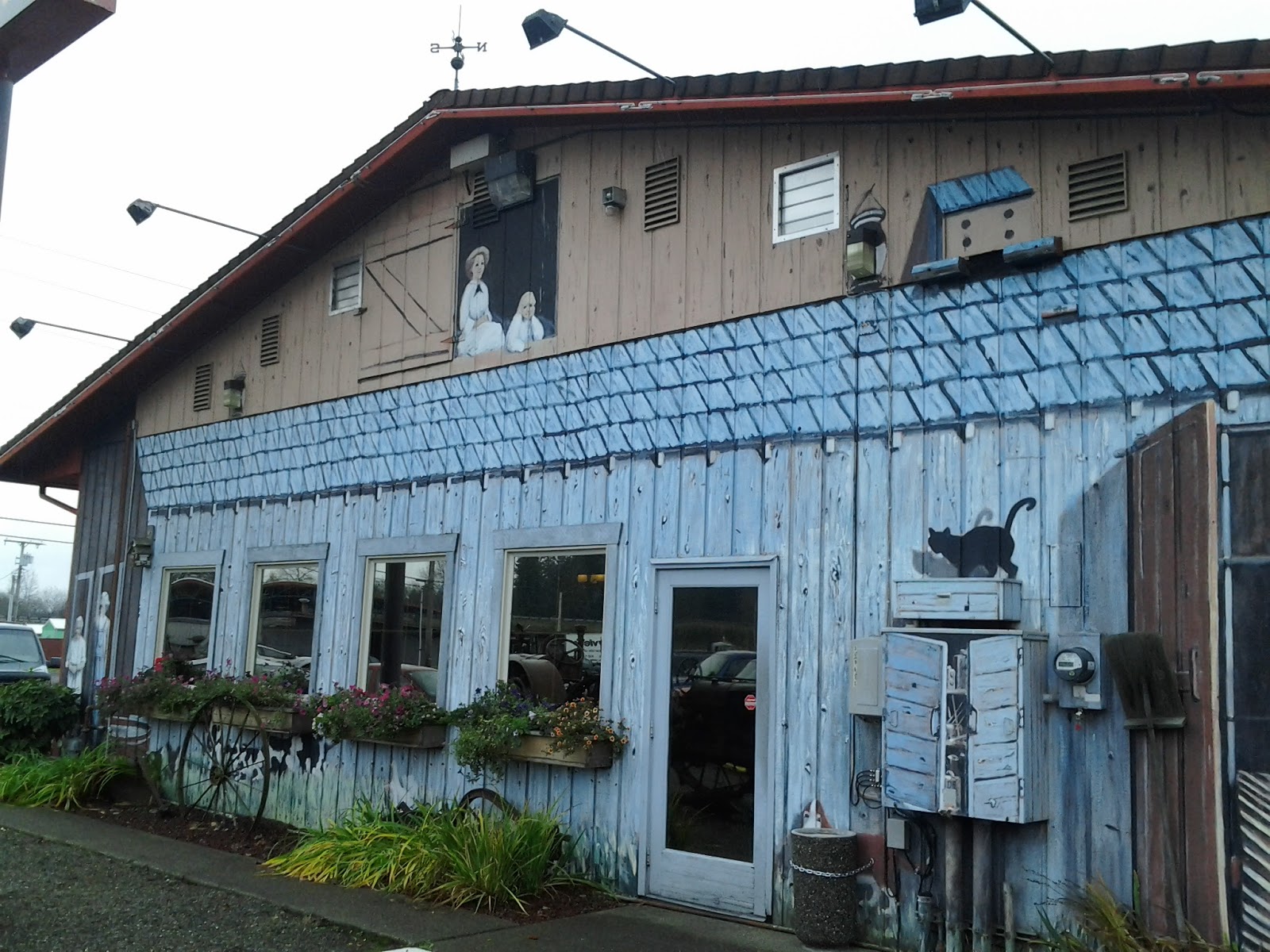 James Abbott, East Grays Harbor County Muralist: Rusty Tractor, Elma ...