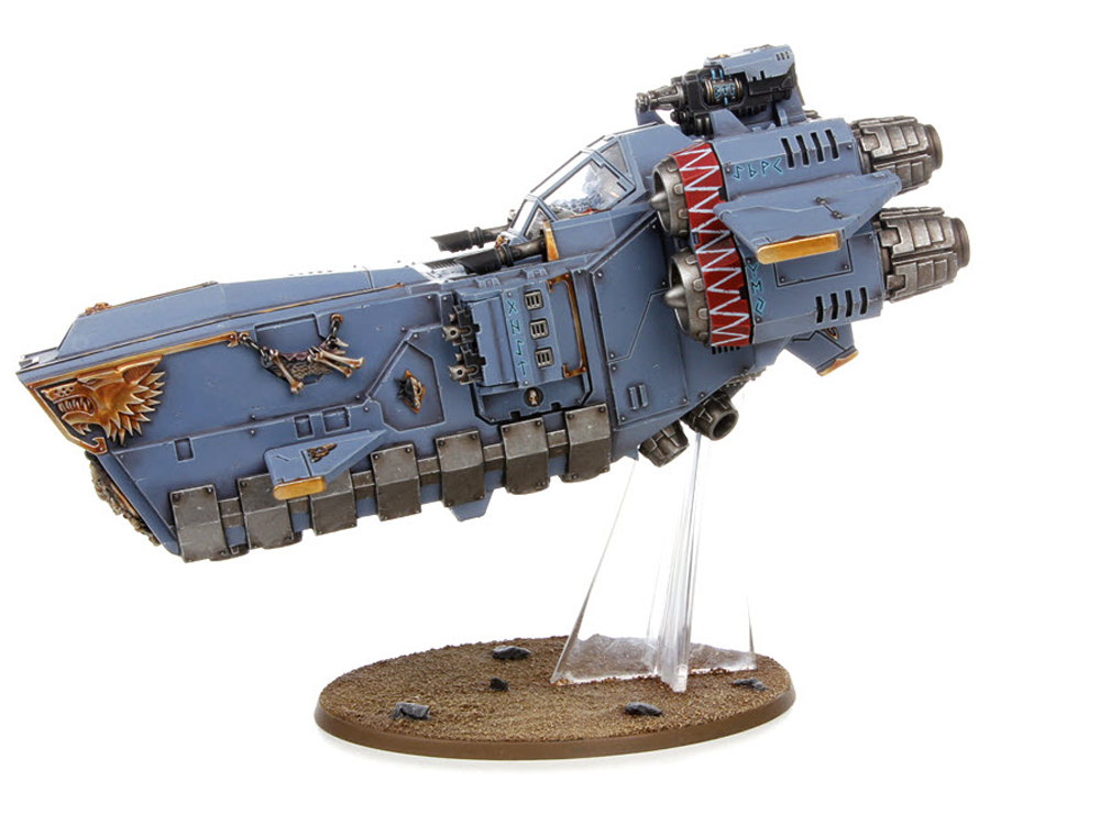 Space Longboats in Space - The Stormfang Gunship & Stormwolf Have ...