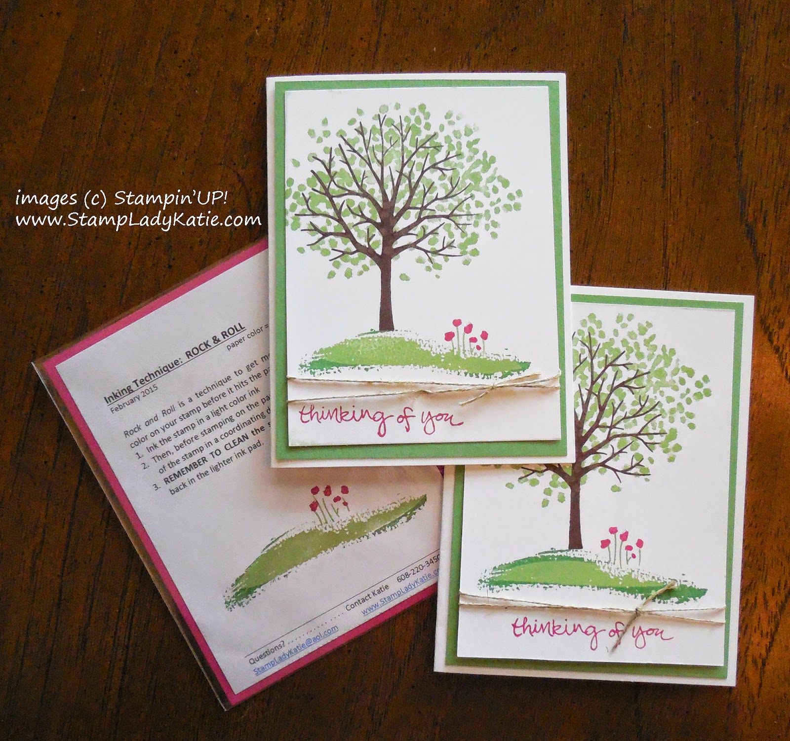 StampLadyKatie.com: Sheltering Tree with a little Rock and Roll Shading