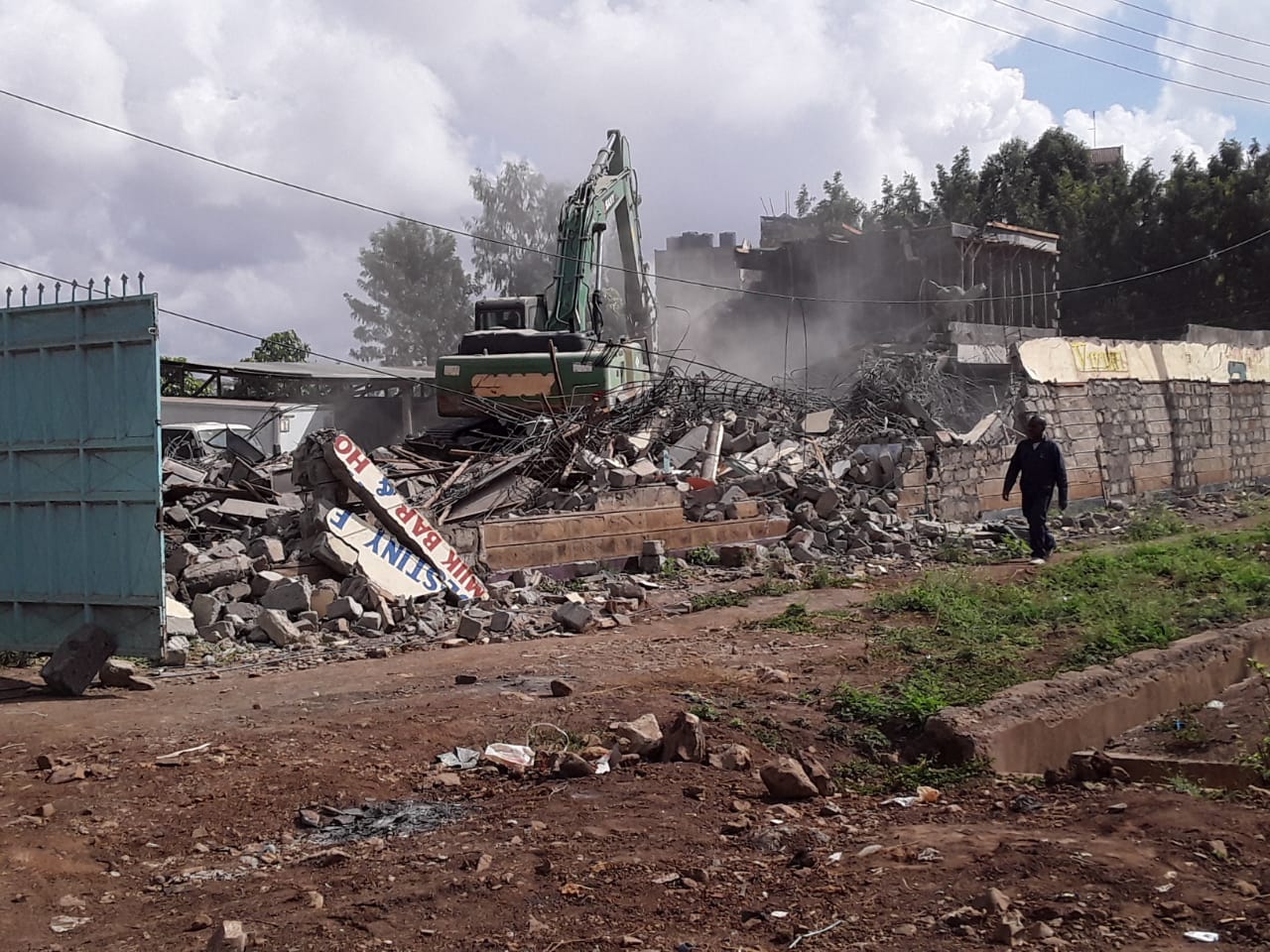 Property worth sh. 10 million demolished in Githurai 45. - Thika Town ...