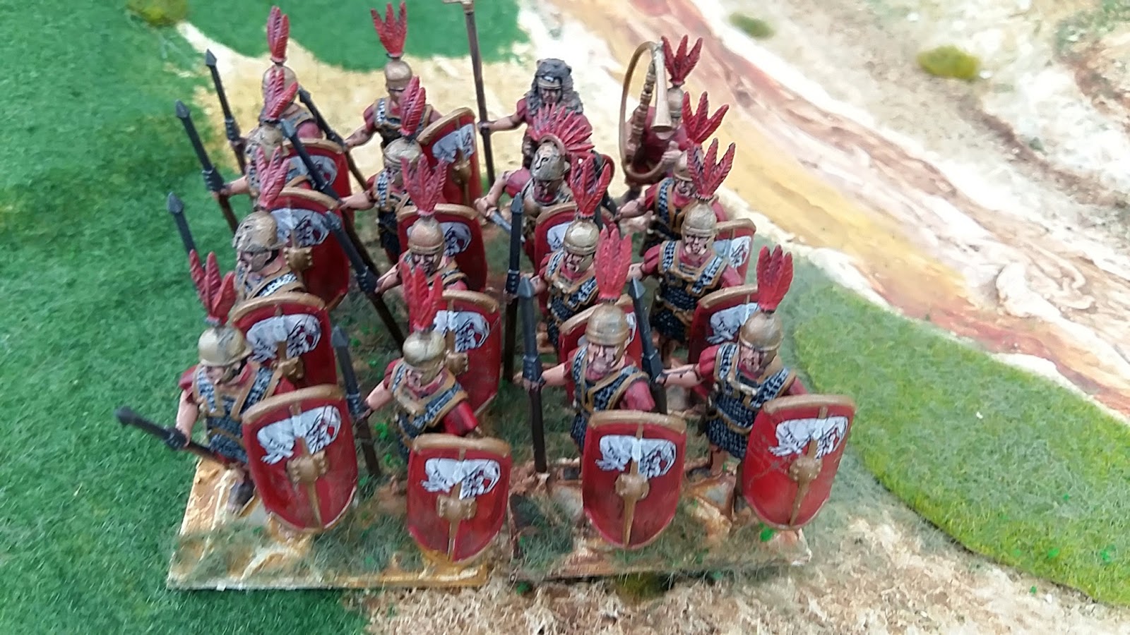 Painting Wargames Figures: VICTRIX Painted Republican Roman Legio on eBay